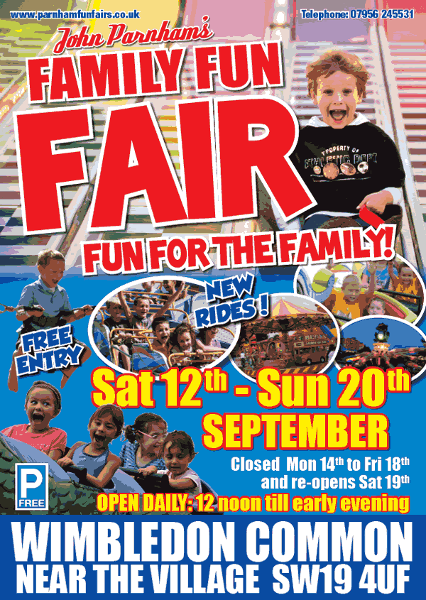 Family Fun Fair At Wimbledon Common