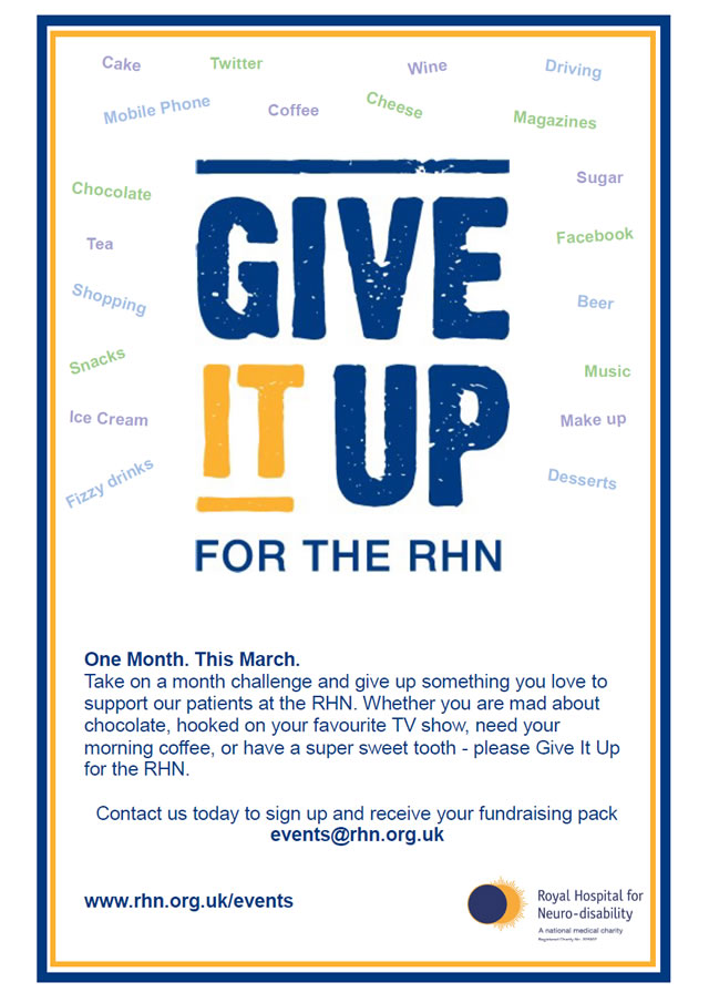 A month challenge to residents of Putney & Wandsworth to support RHN ...